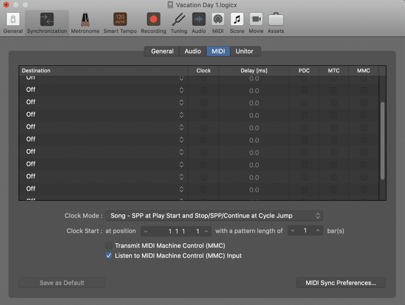 MIDI Machine Control (MMC) Play/Stop - KURZWEIL It's the Sound®